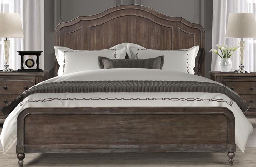 Legends Home Middleton Gray Queen Panel Bed | Bob Mills Furniture