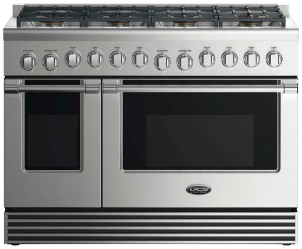 DCS 48" Freestanding Liquid Propane Range-Stainless Steel | Appliance ...