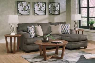 Signature Design by Ashley Kinnshee 3 Piece Brown Living Room Table Set Farnham s Furniture Galleries Casper Wyoming
