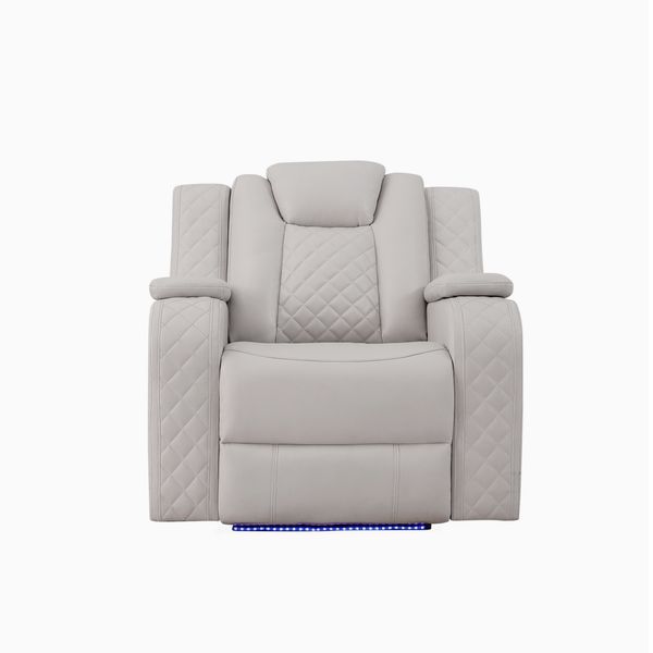 Zane Power Recliner with Power Headrest | Lacks Furniture | Brownsville ...