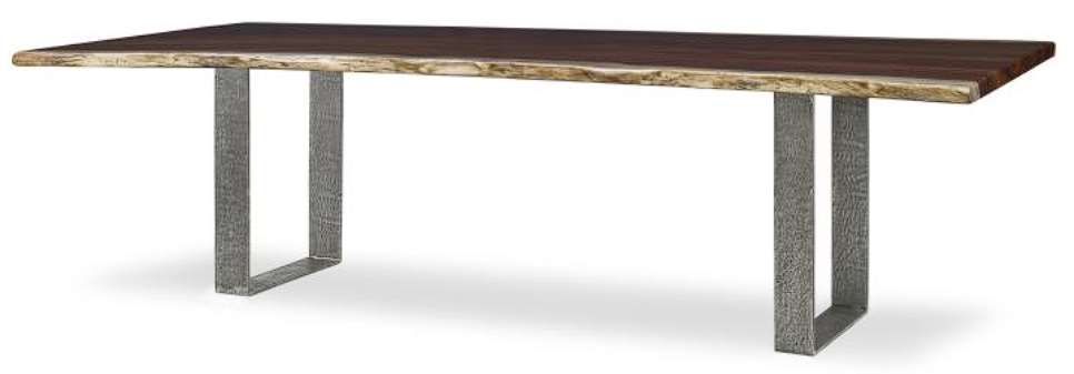 Century® Details Live Edge Edgeworks Clear/Gray Guanacaste Slab Dining ...