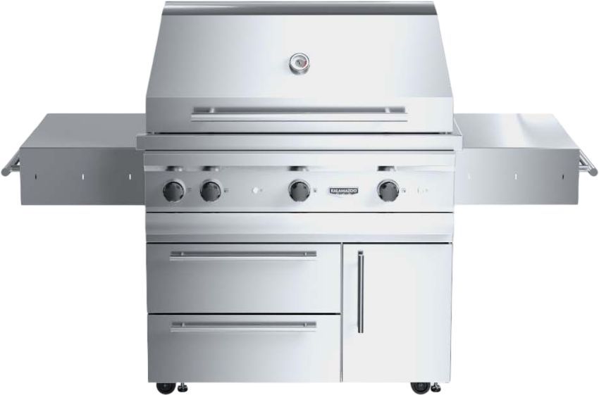 Kalamazoo™ Echo 4 3-Burner Marine-Grade Stainless Steel Freestanding ...