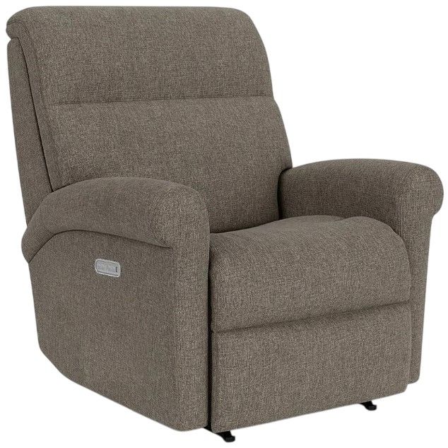 Flexsteel® Davis Brown Power Rocking Recliner with Power Headrest ...