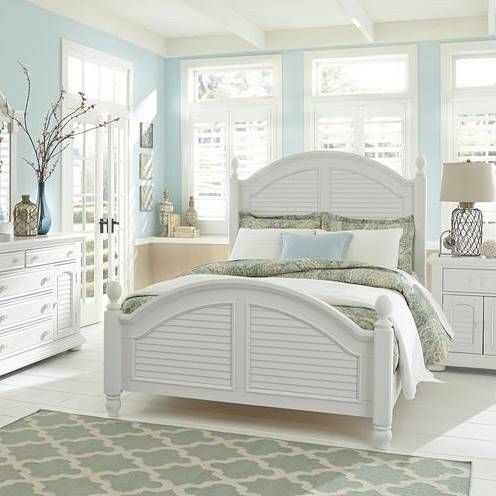 Liberty Furniture Summer House l 4-Piece Oyster White King Bedroom Set ...