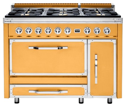Viking® Tuscany 48" Daffodil Natural Gas Dual Fuel Range | Amundson's ...
