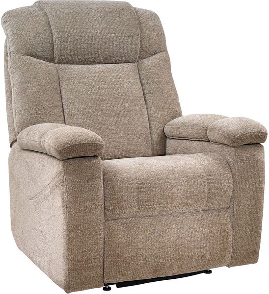 UltraComfort™ Venice Stone Medium Power Lift Recliner with Nirvana ...