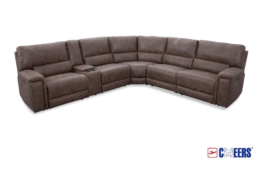 Cheers 6 Pc. Power Reclining Sectional | Fischer Furniture | Rapid City, SD