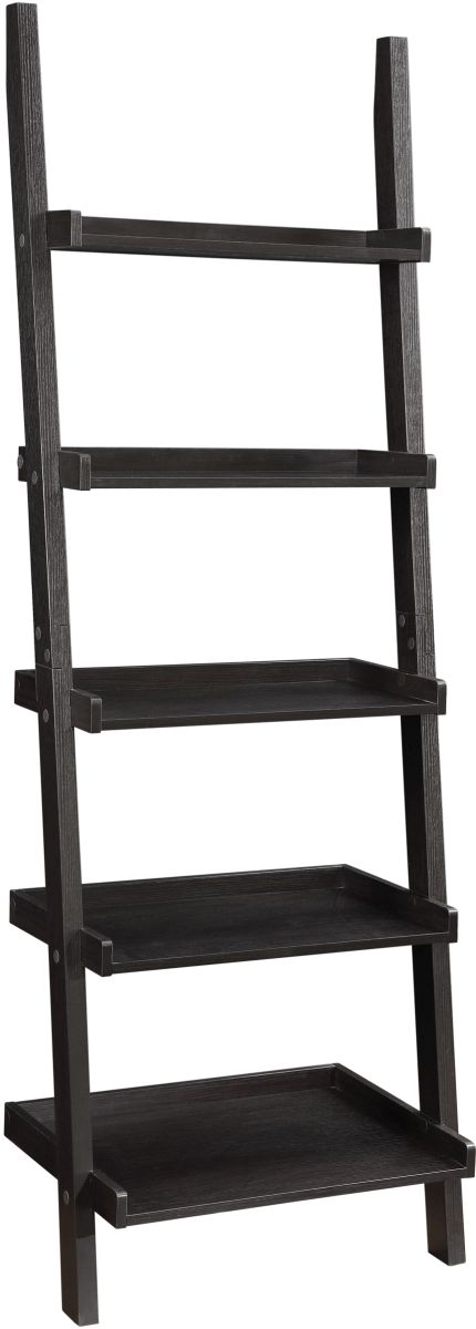 Coaster Colella Cappuccino 5 Shelf Ladder Bookcase Bulldog Furniture Altus OK