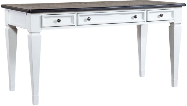 Liberty Furniture Allyson Park Wirebrushed White Writing Desk ...