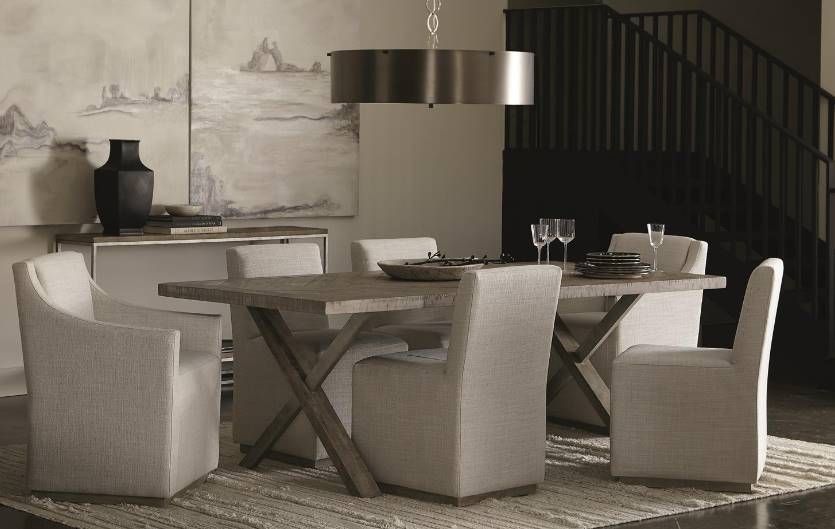 Bernhardt Highland Park Milo Morel 7pc Dining Group | Big Sandy ...