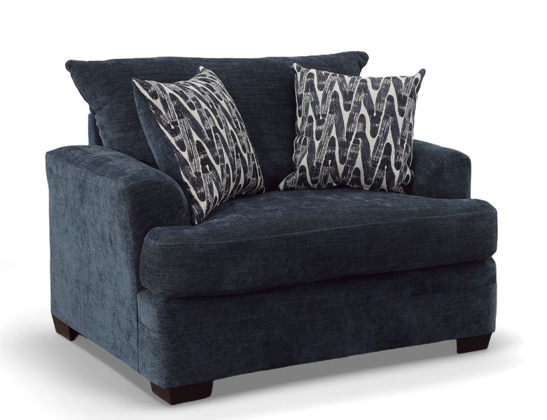 Peak Living by American Furniture Manufacturing Aden Blue Chair and a ...