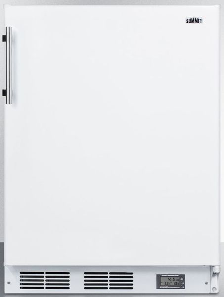 Summit® 24" 5.1 Cu. Ft. White Compact Refrigerator | Appliance ...