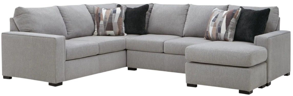 Benchcraft® Lakepoint 2-Piece Nickel Right-Arm Facing Sectional and ...