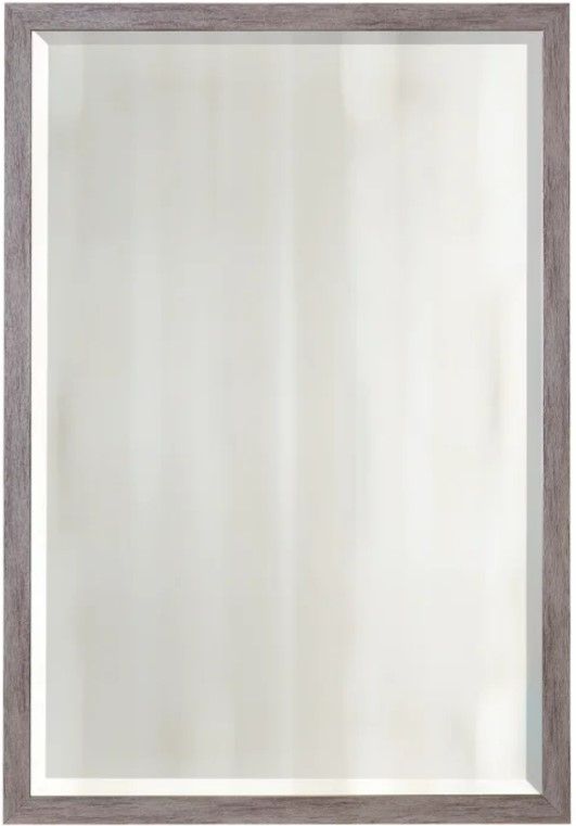 Stylecraft Gray Beveled Framed Wall Mirror | Fischer Furniture | Rapid ...