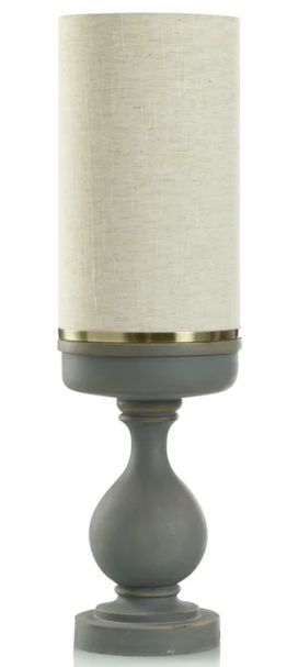Stylecraft Maverick Beige/Matte Gray Uplight | Fischer Furniture ...