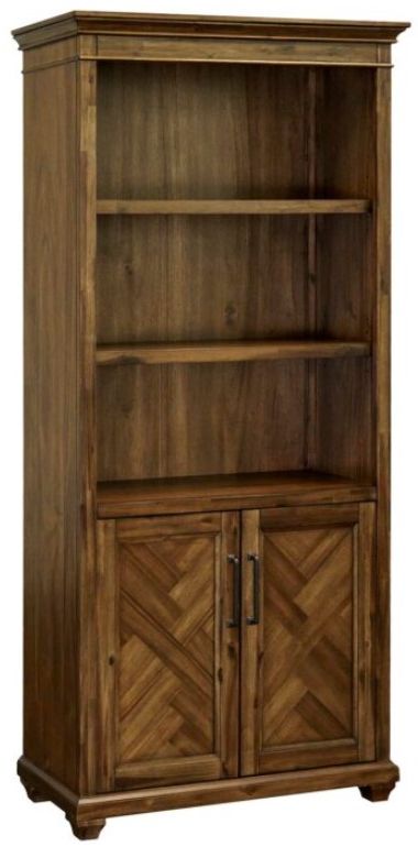 Martin Furniture Porter Natural Lower Door Bookcase | BlvdHome