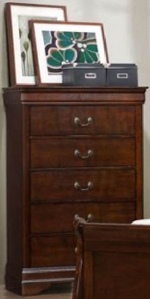 Titus Furniture Louis Phillipe Dark Cherry Chest | Cox Electronics