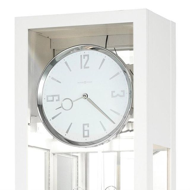 White Grandfather Clock Karlsson Mr. White Koper Wandklok Puur
