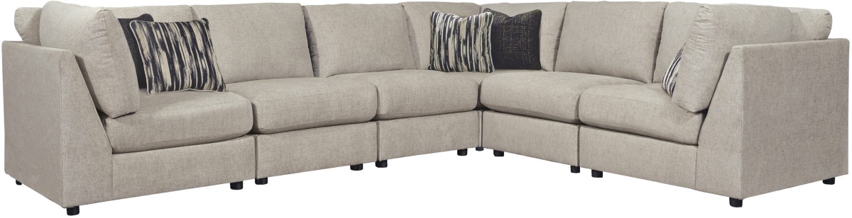 Signature Design by Ashley Kellway 6 Piece Bisque Sectional
