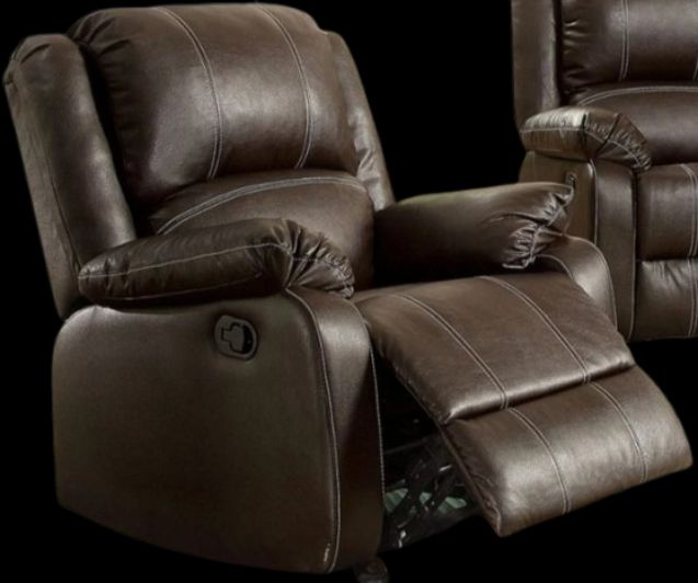 ACME Furniture Zuriel Brown Manual Rocker Recliner | Lacks Furniture ...