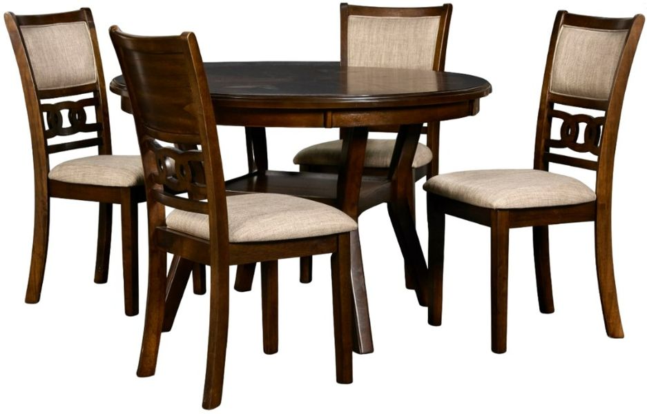 New Classic® Home Furnishings Gia 5-Piece Cherry/Light Brown Dining ...