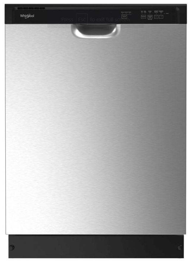 Whirlpool® 24" Stainless Steel Front Control Built In Dishwasher| Don's ...