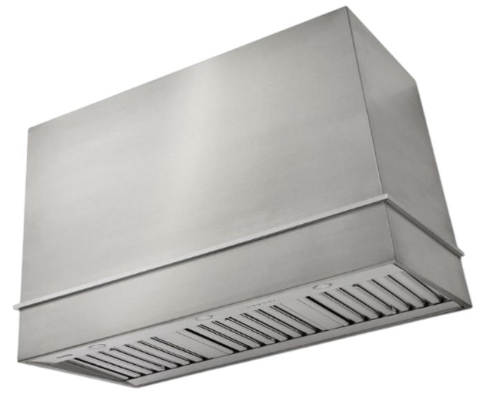 AGA Loge 48" Stainless Steel Wall Mounted Range Hood with Brushed Brass ...