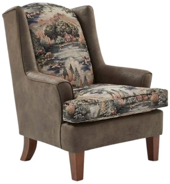 Best® Home Furnishings Field & Stream Home Andrea MFX1 Wing Back Chair ...