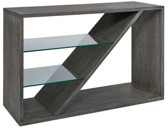 Progressive® Furniture 8th Street Weathered Slate Console Table | Bob ...