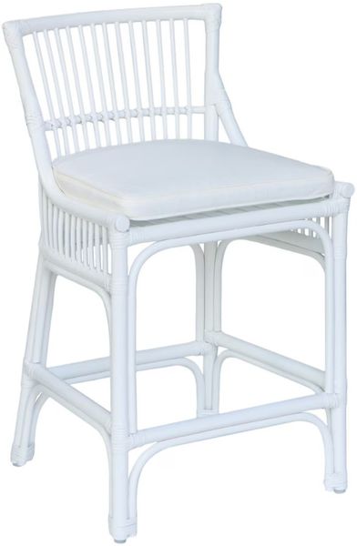 Jeffan Winston II White Counter Stool | Miskelly Furniture