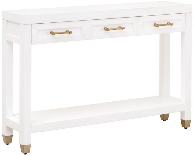 Essentials For Living® Traditions Stella Matte White Narrow Console ...
