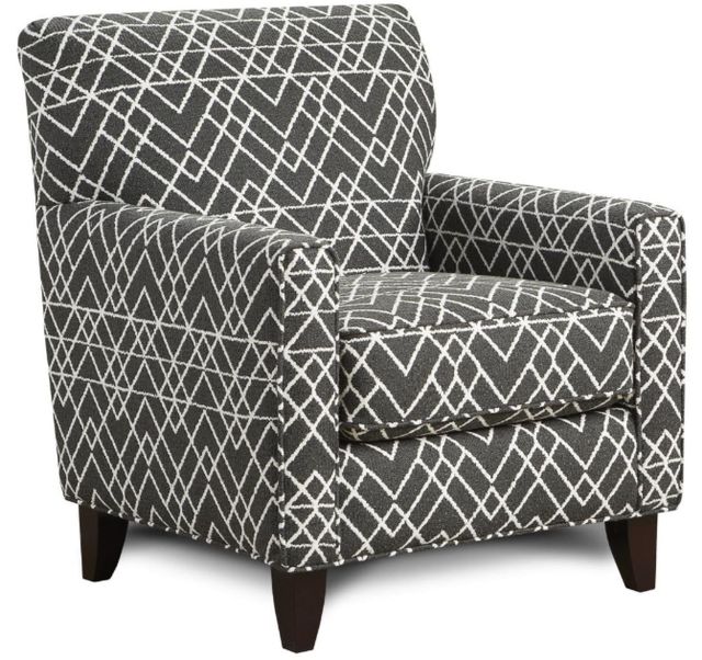 Fusion Furniture Popstitch Shell Hyphen Onyx Accent Chair | Big Sandy ...