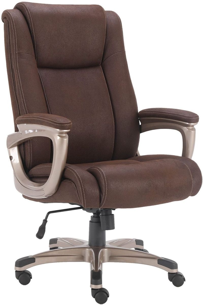 Dark brown office chair store
