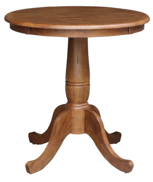 36 inch round oak table store