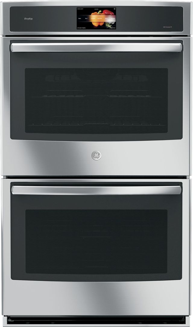 GE Profile™ 30" Stainless Steel Electric Double Wall Oven Built In ...