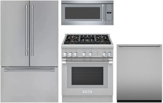 Thermador® 4 Piece Stainless Steel Kitchen Package | KAM Appliances ...