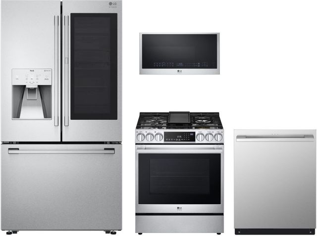 LG Studio 4 Piece Stainless Steel Kitchen Package | Nawara Brothers ...