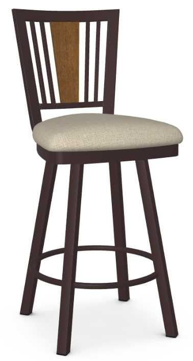 Amisco Customizable Madison Swivel Counter Stool | Fleck's Furniture ...
