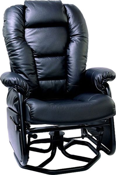 Fauteuil inclinable PEL en cuir/combo noir PEL International ...