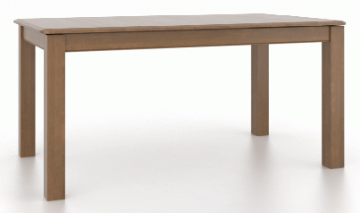 Canadel Customizable Gourmet 62" VD Square Leg Dining Table | Butcher ...