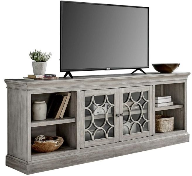 Martin Furniture Felicity Gray 80" Console | BlvdHome