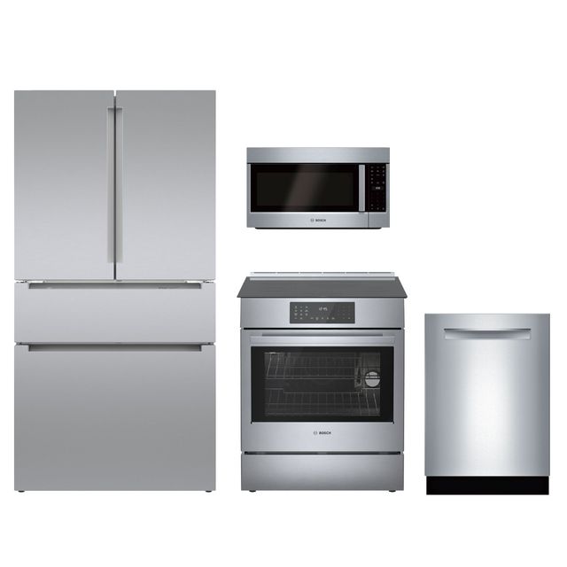 Bosch 4 Piece Stainless Steel Kitchen Package-BOKITHII8056U | Lichti's ...