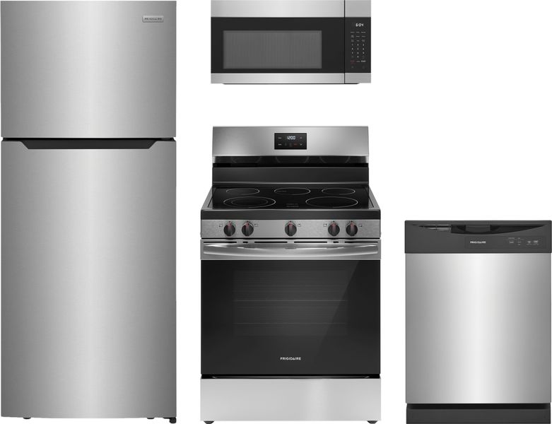 Frigidaire® 4 Piece Stainless Steel Kitchen Package | Pieratt's