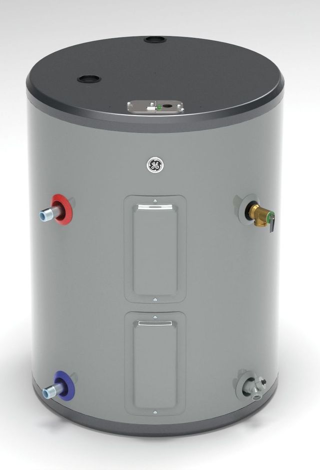 GE® 28 Gallon Gray Electric Water Heater-GE30L08BSM