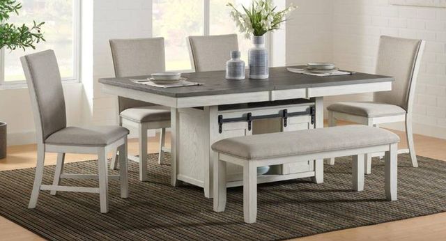 Urban Styles Furniture Omaha 6-Piece Almond/Gray Dining Set | Fischer ...