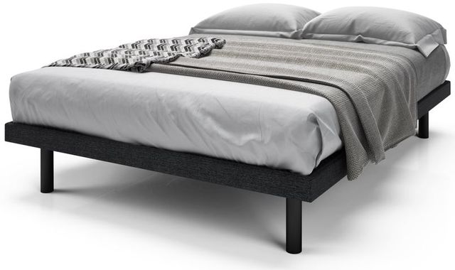 Lit plateforme très grand lit Reflexx 13 po de Beaudoin - Noir Stallion ...