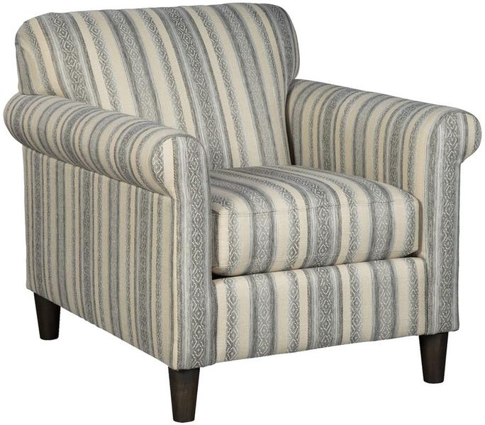 Craftmaster Grey Strip Arm Chair | Big Sandy Superstore | Furniture ...