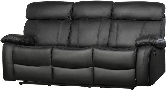 Titus Furniture Black Recliner Sofa | Fitz's Furniture Gallery