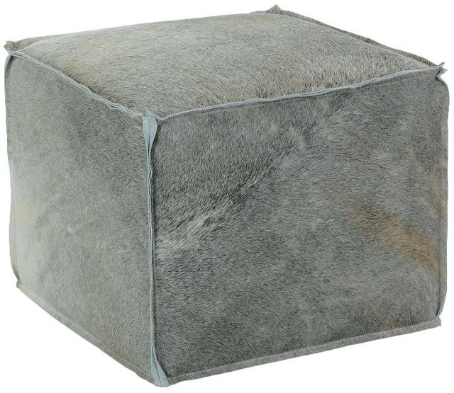 Robin Bruce Customizable Zuri Leather Ottoman | Besche Furniture ...