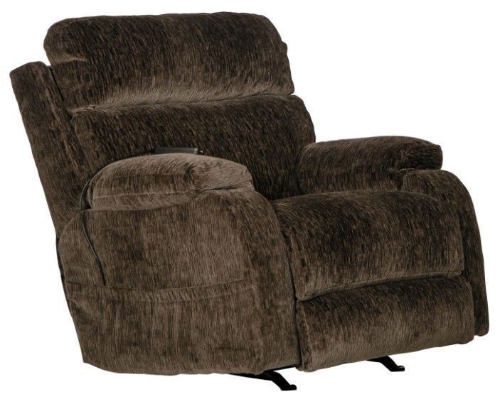 Catnapper Refresher Mink Power Rocker Recliner with Power Headrest and Lumbar The Furniture Connection Rolla ND